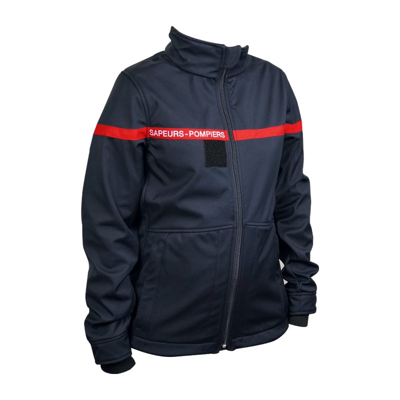 Veste Softshell F1 femme brodée sapeurs-pompiers